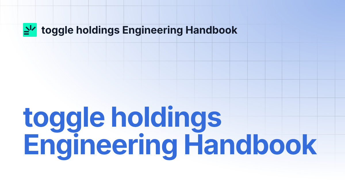 toggle holdings Engineering Handbook | toggle holdings Engineering Handbook